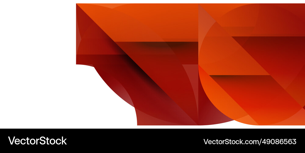 Geometric fusion - abstract harmony of triangles Vector Image