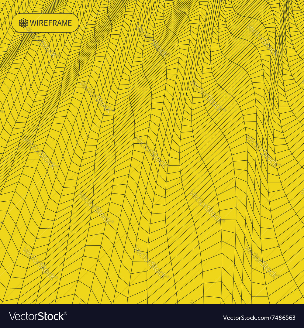 Grid background 3d Royalty Free Vector Image - VectorStock