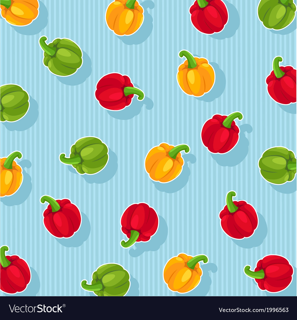 Pattern paprika Royalty Free Vector Image - VectorStock