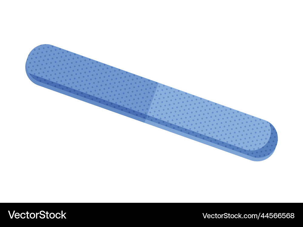 Nail blue patch icon Royalty Free Vector Image