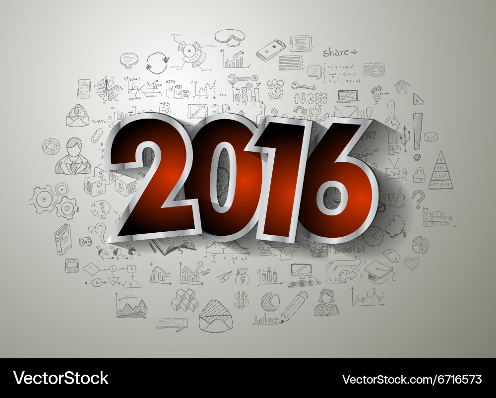 2016 business conceptual creative drawing business