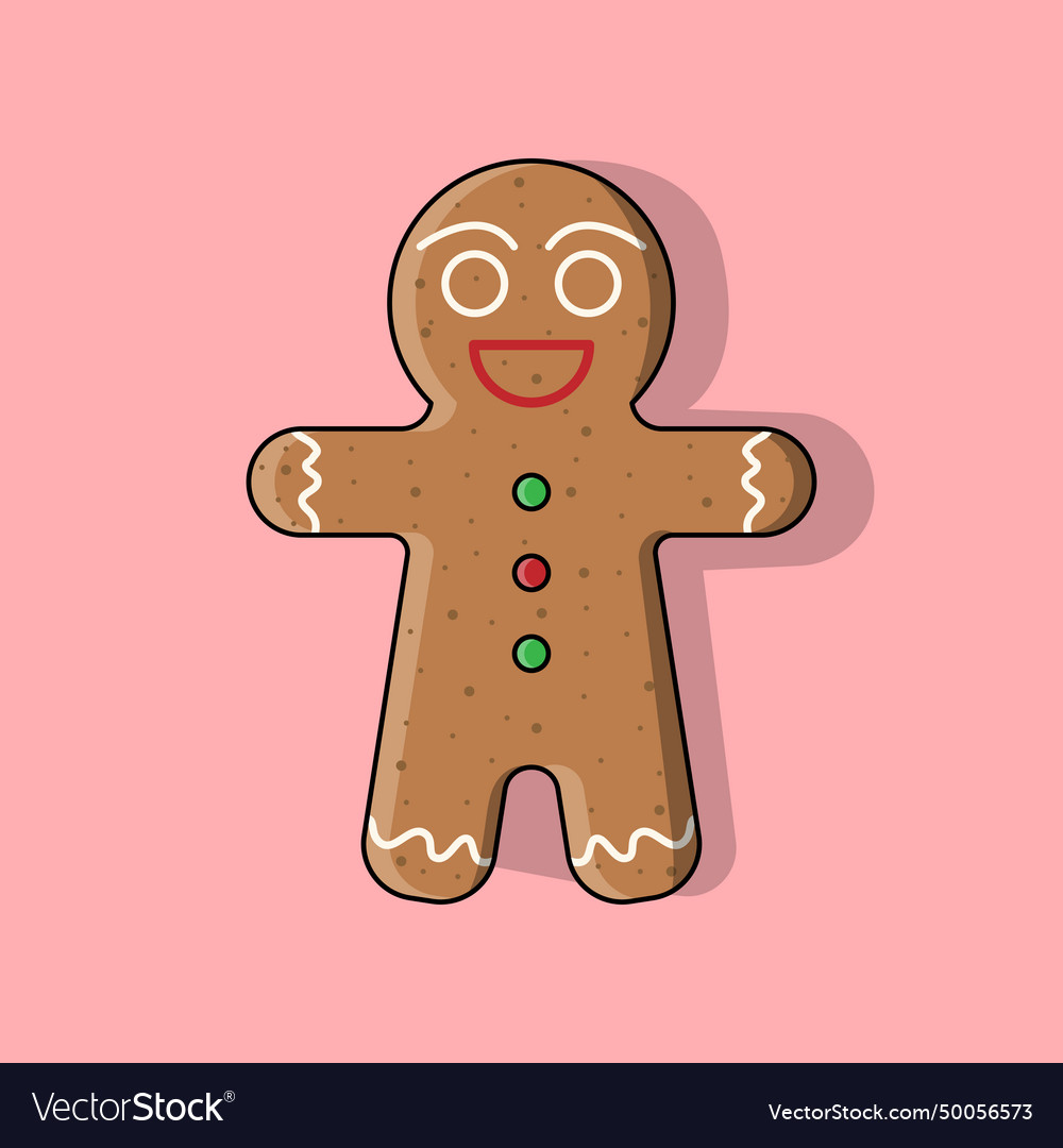 Ginger bread Royalty Free Vector Image - VectorStock