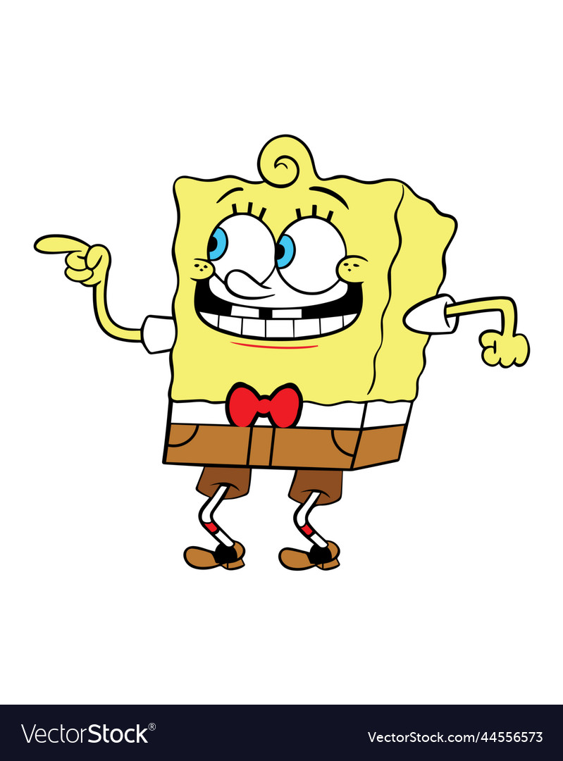 Sponge bob Royalty Free Vector Image - VectorStock