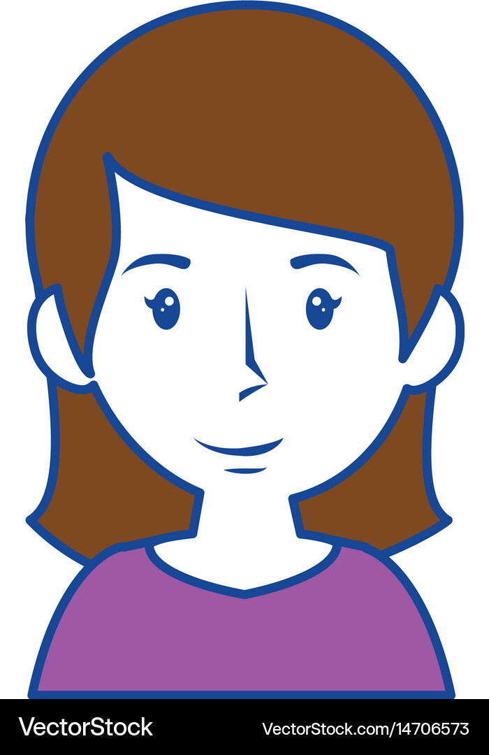 Woman cartoon icon Royalty Free Vector Image - VectorStock