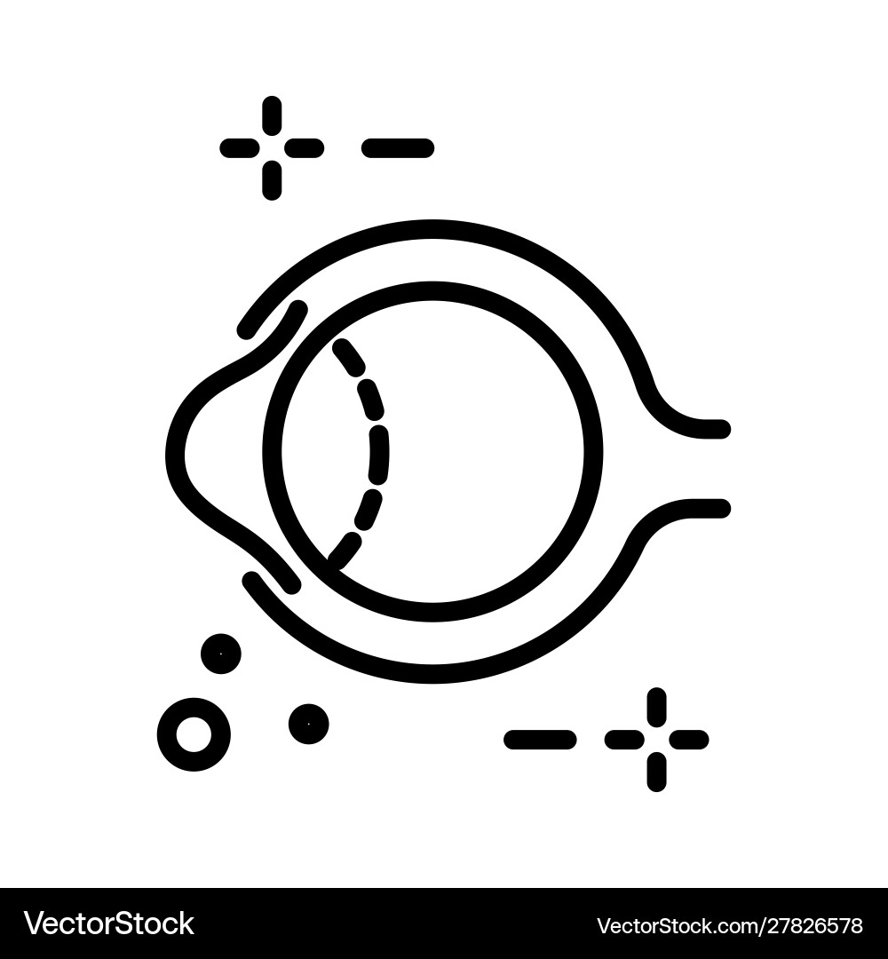 Eye anatomy and human eyeball structure isolated Vector Image