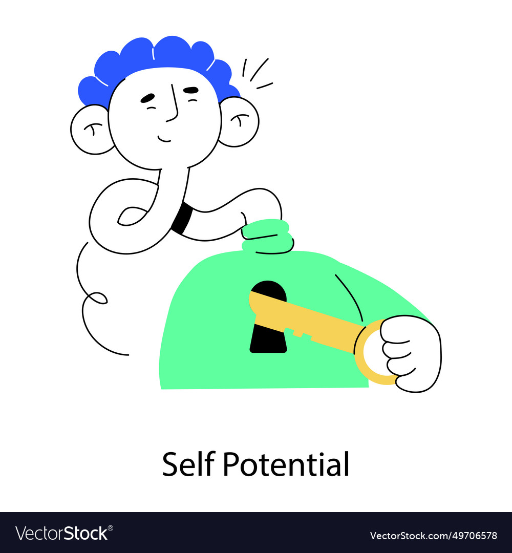 Self potential Royalty Free Vector Image - VectorStock