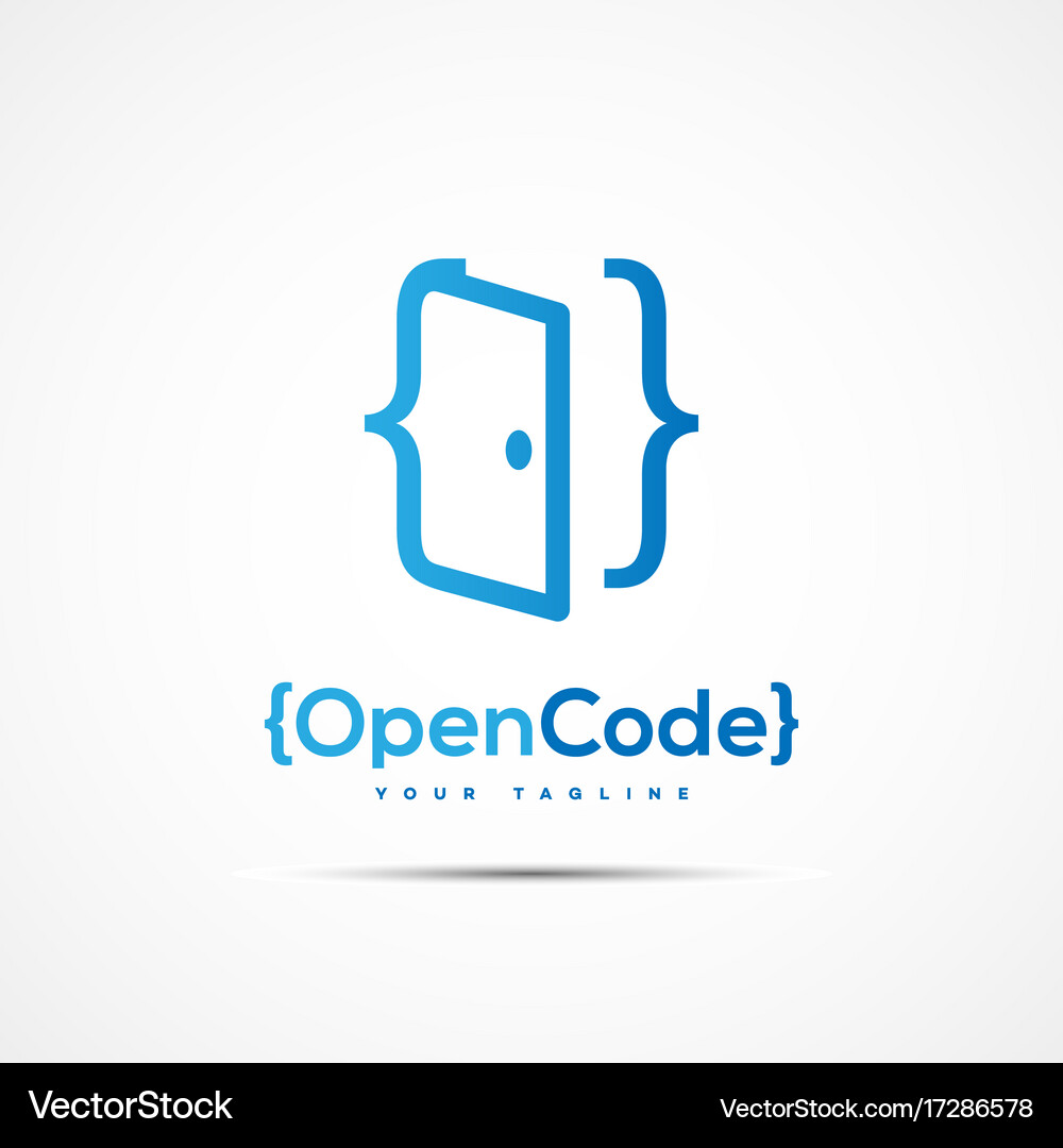 Software template logo Royalty Free Vector Image