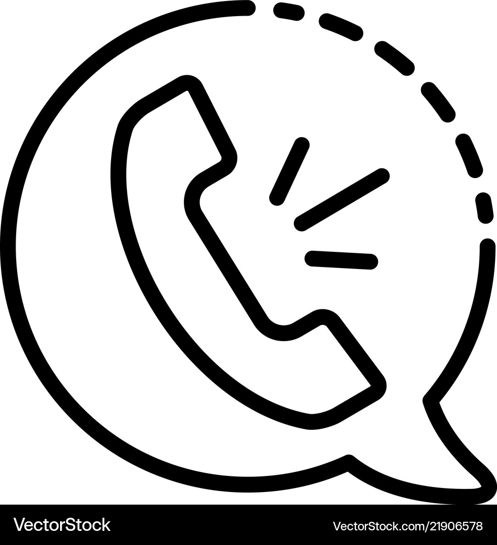 Voice call Royalty Free Vector Image - VectorStock
