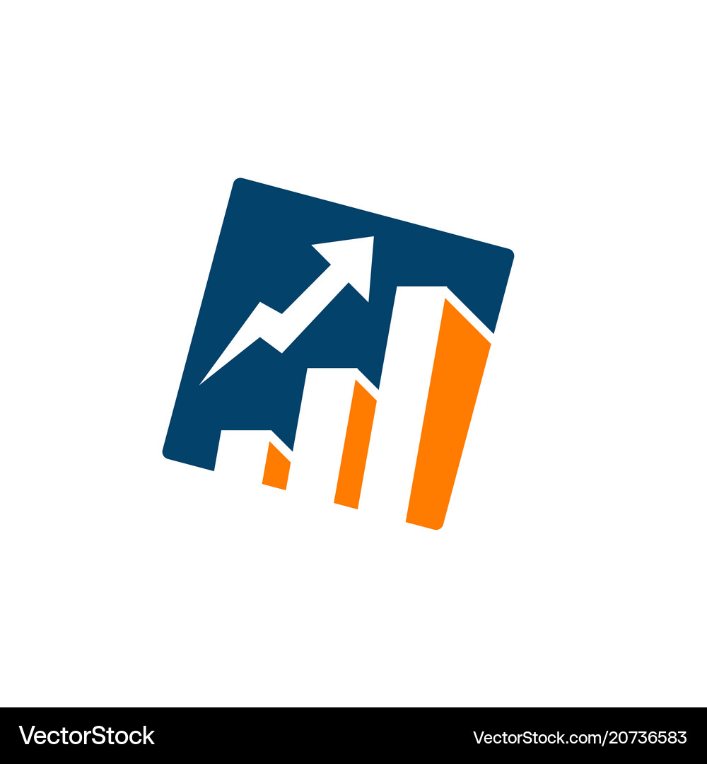 Business abstract symbol - logo concept ill Vector Image