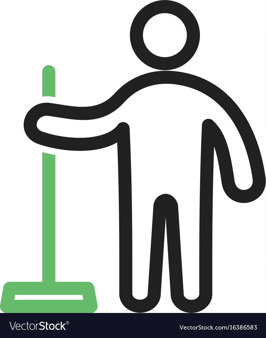 Man holding wiper Royalty Free Vector Image - VectorStock Man holding wiper Royalty Free Vector Image - VectorStock