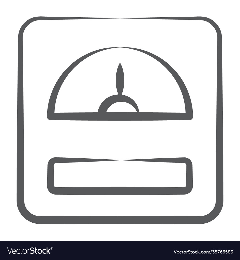 Weight machine Royalty Free Vector Image - VectorStock