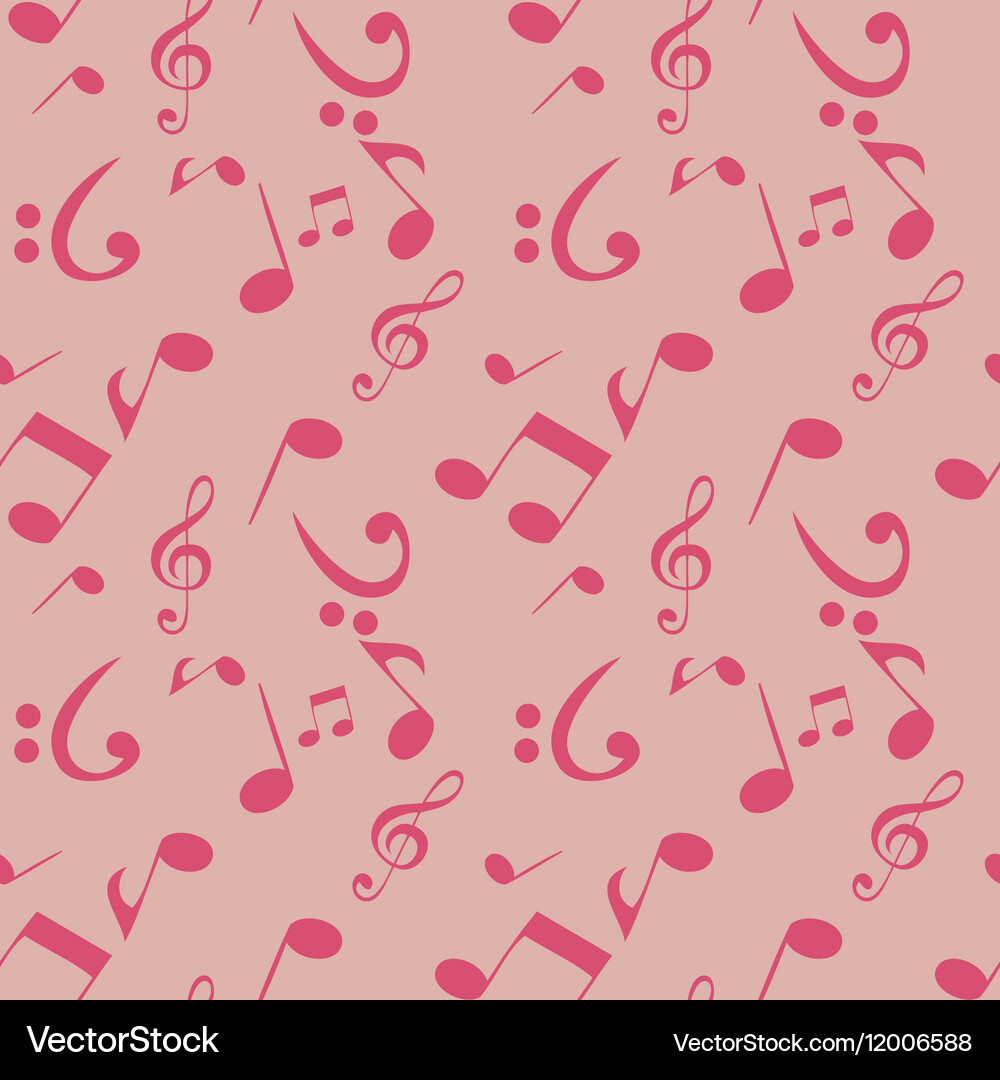Abstract music seamless pattern background Vector Image