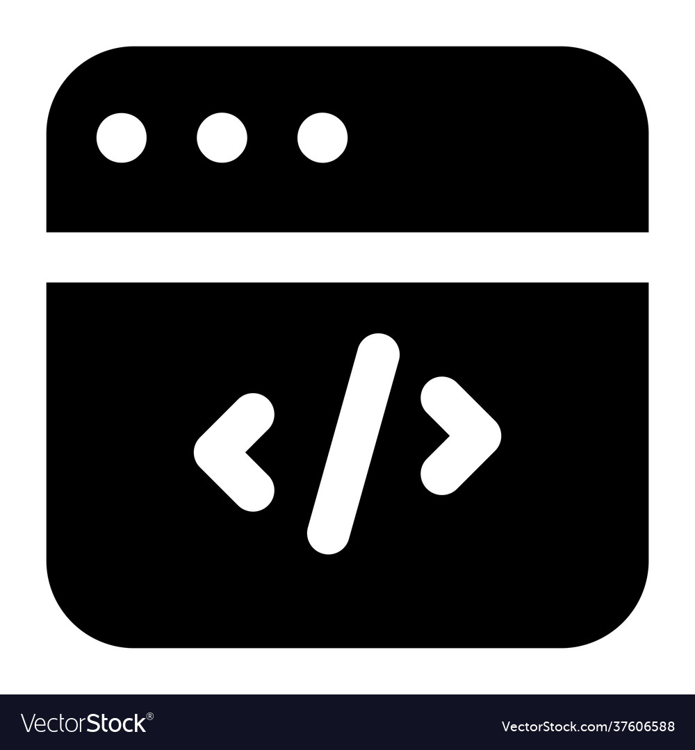 Web programming Royalty Free Vector Image - VectorStock