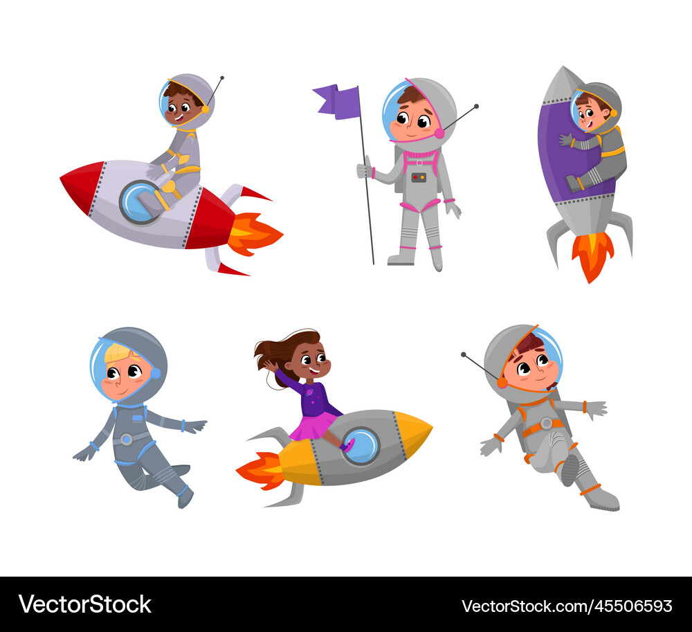 Kid Astronaut Clipart