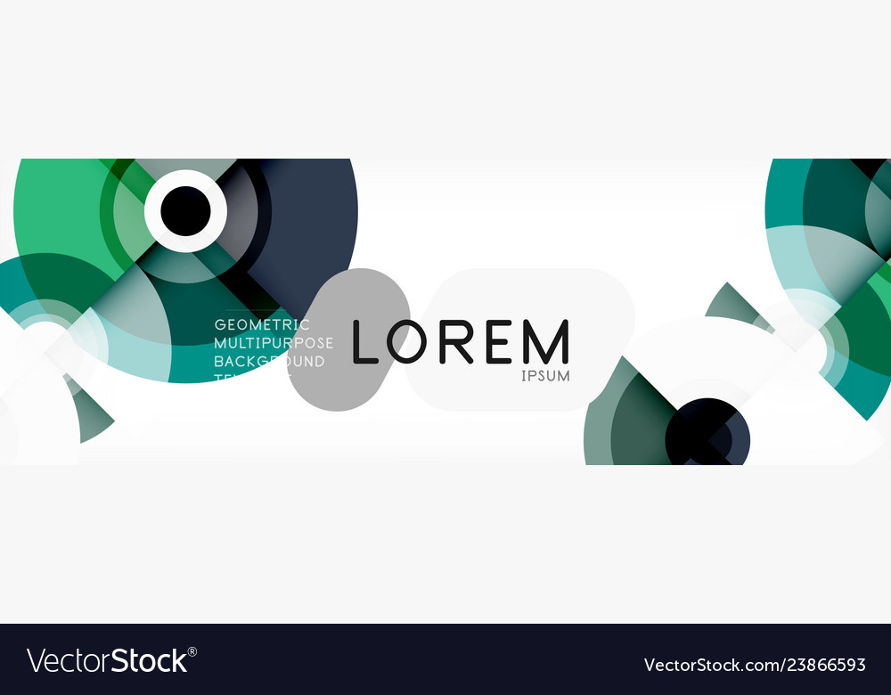 Modern circle background Royalty Free Vector Image