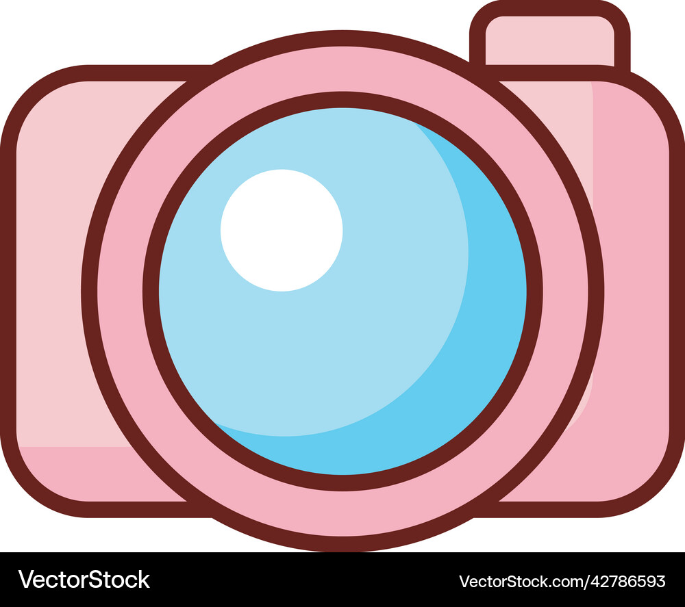 Photography camera social media Royalty Free Vector Image