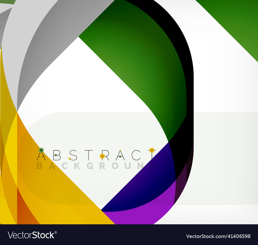 Abstract square shape with overlapping waves Vector Image