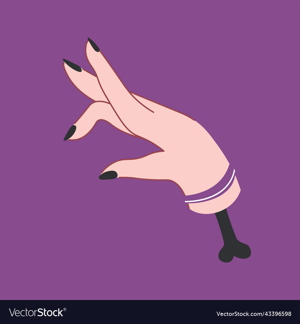 Magic cards hand of witch witchcraft and sorcery Vector Image Magic cards hand of witch witchcraft and sorcery Vector Image