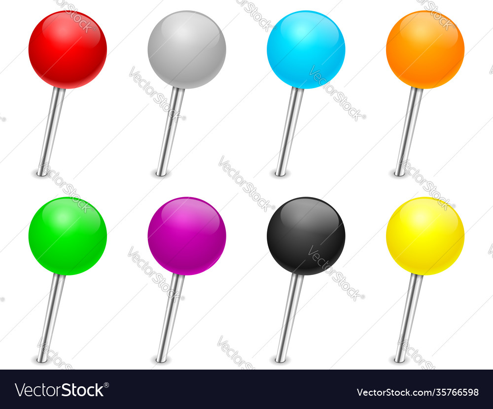 Map marker set Royalty Free Vector Image - VectorStock