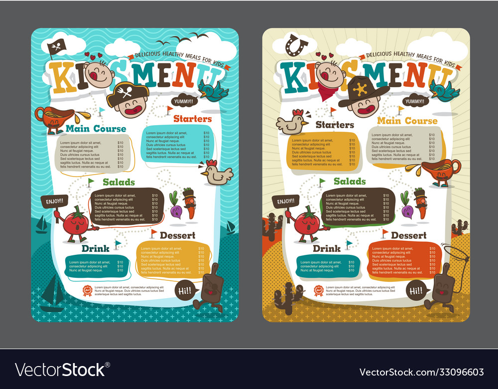 Menu Royalty Free Vector Image - VectorStock