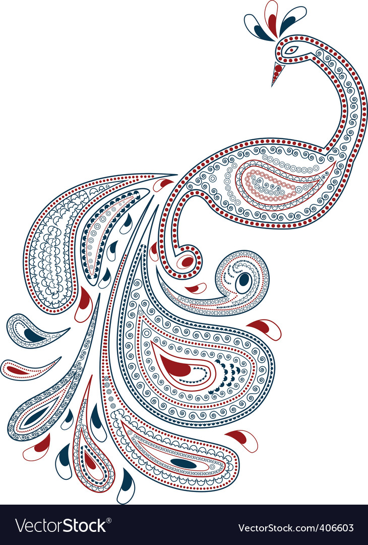 Peacock Royalty Free Vector Image - VectorStock