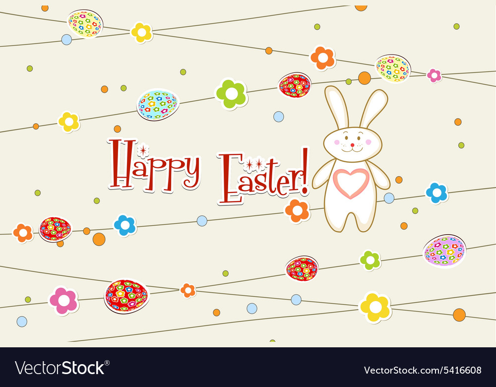 Easter background Royalty Free Vector Image - VectorStock