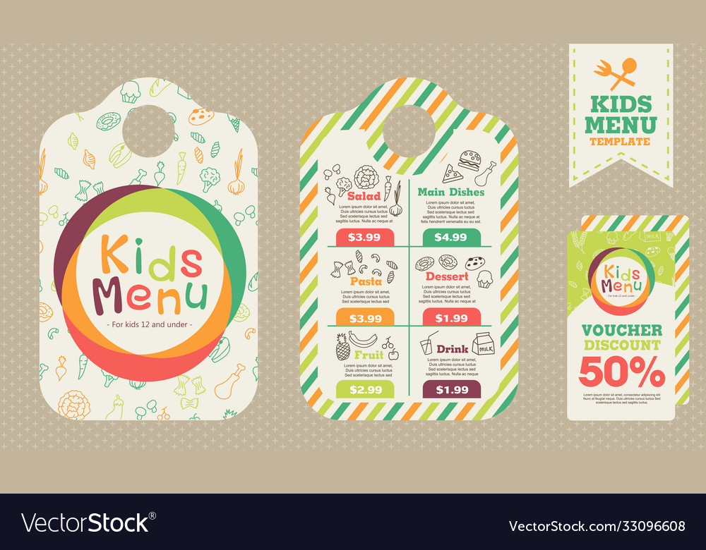 Menu Royalty Free Vector Image - VectorStock