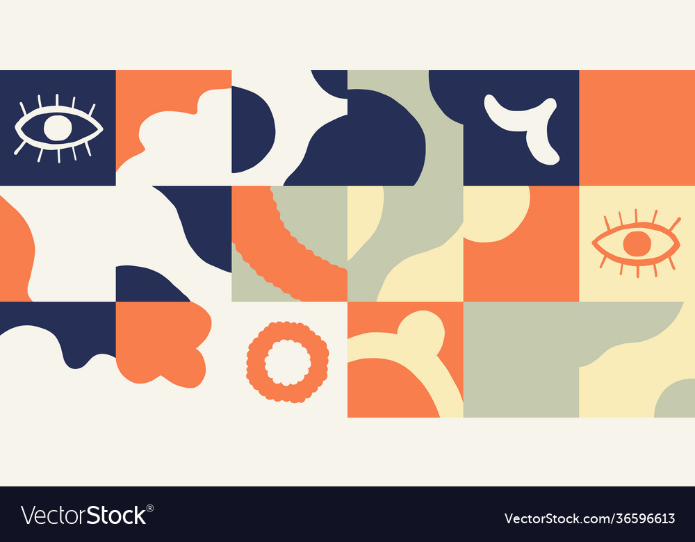 Hand-drawn abstract pattern design Royalty Free Vector Image
