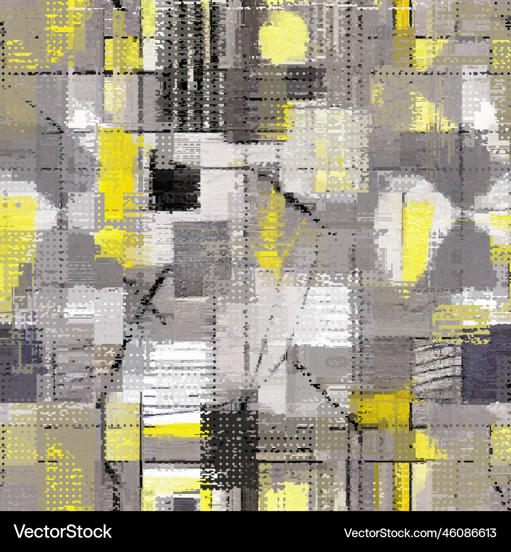 Image with imitation of grunge datamoshing Vector Image