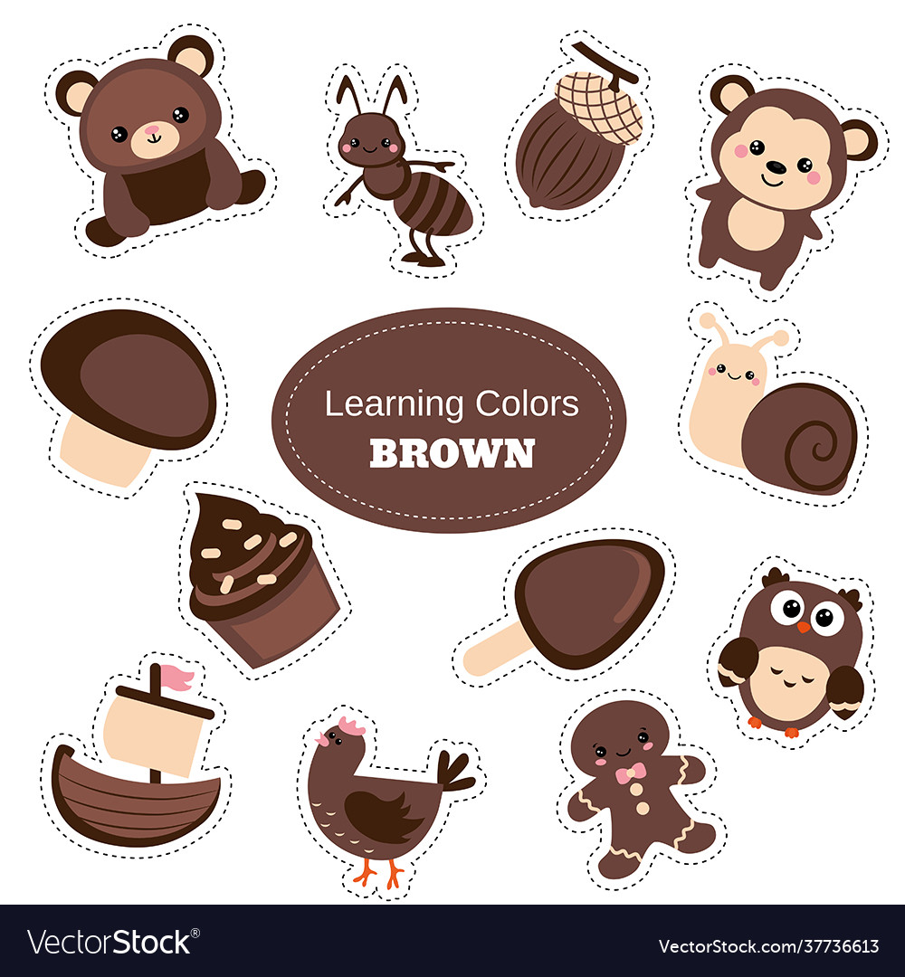 Learn color Royalty Free Vector Image - VectorStock