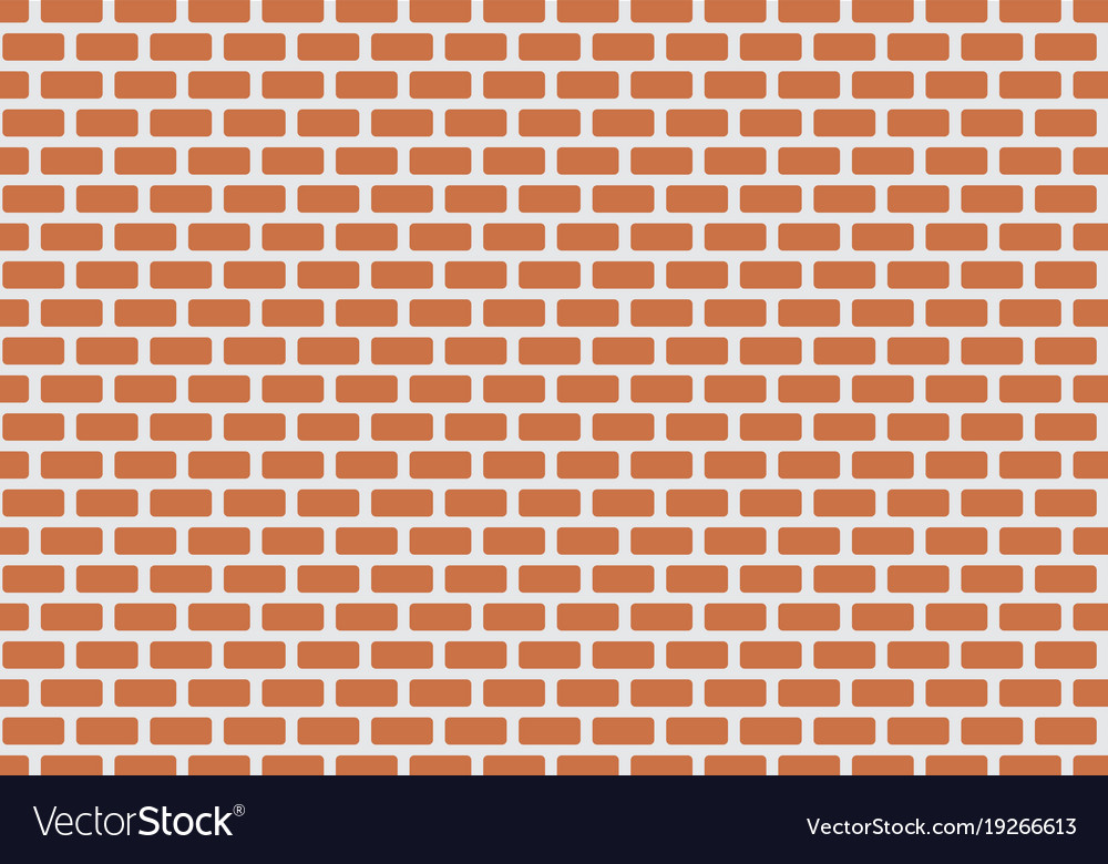 Red bricks wall Royalty Free Vector Image - VectorStock