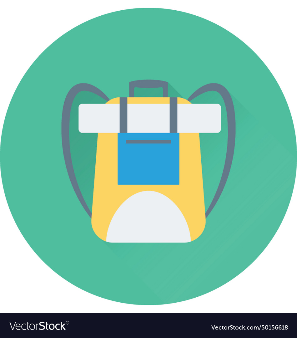 Backpack icon Royalty Free Vector Image - VectorStock