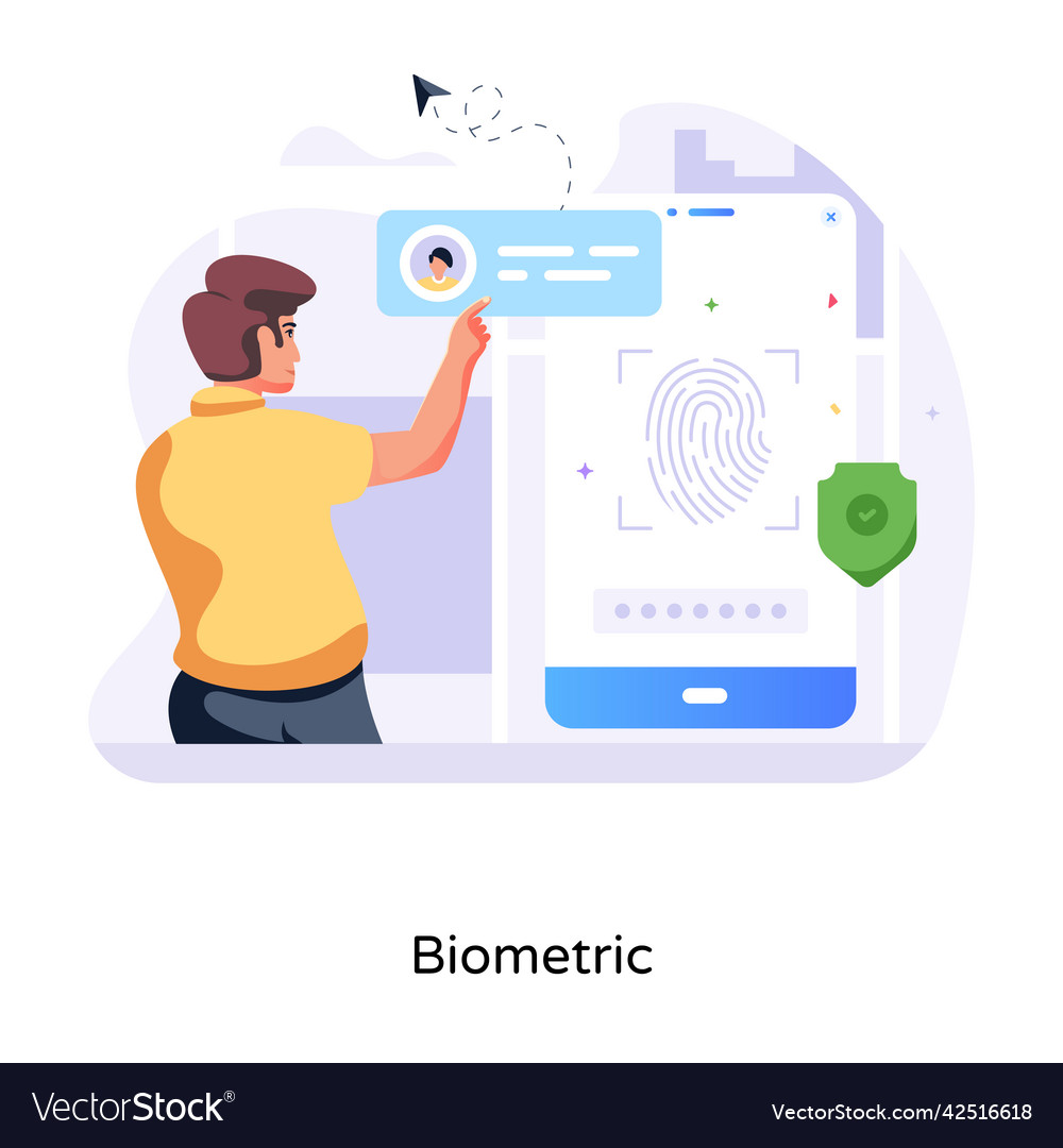 Biometric Royalty Free Vector Image - VectorStock