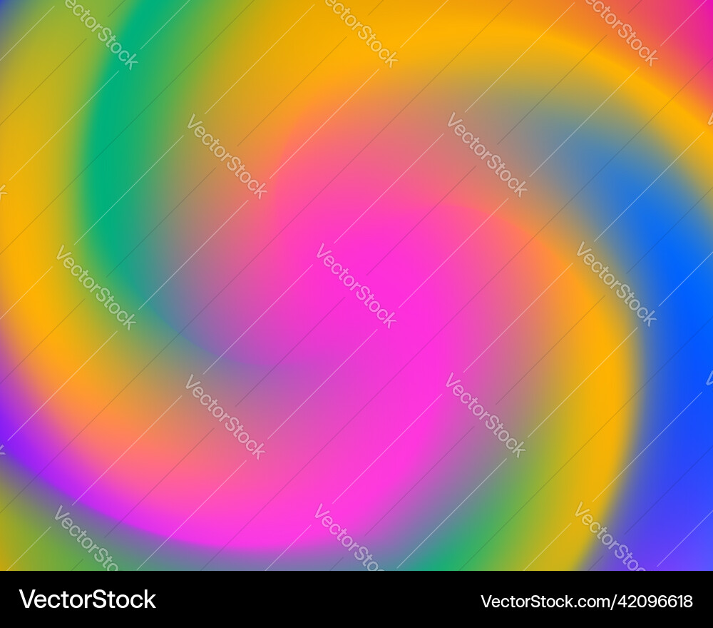 Bright rainbow swirl abstract background twist Vector Image