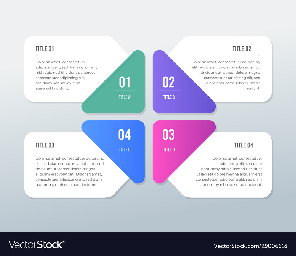 Digital business infographic design Royalty Free Vector