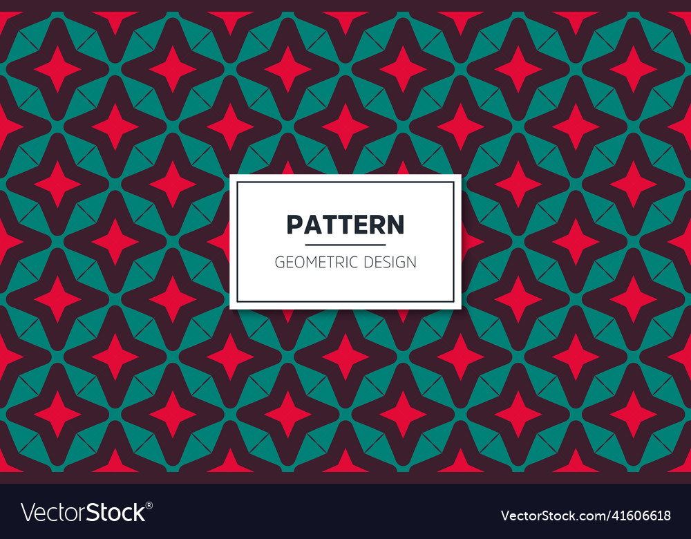 Geometric simple seamless pattern with colorful Vector Image
