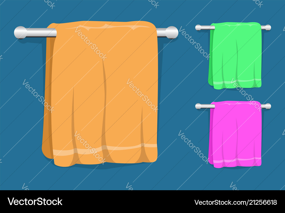 Set of kitchen towels Royalty Free Vector Image