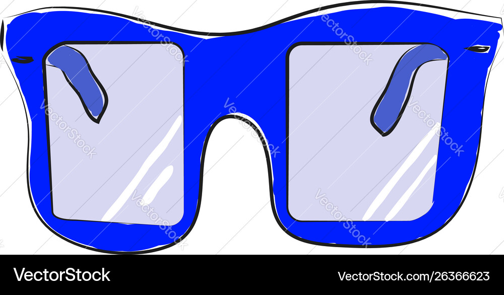 An optical glasses or color Royalty Free Vector Image