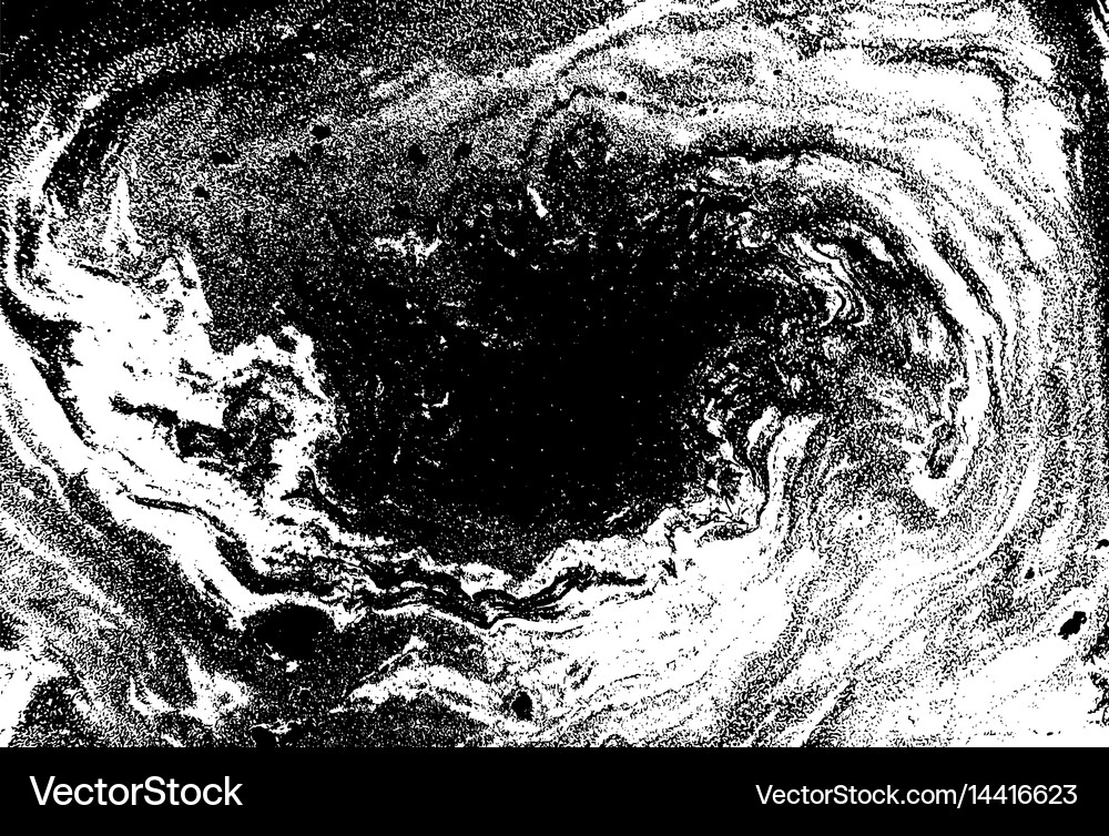 Black and white liquid texture watercolor hand Vector Image