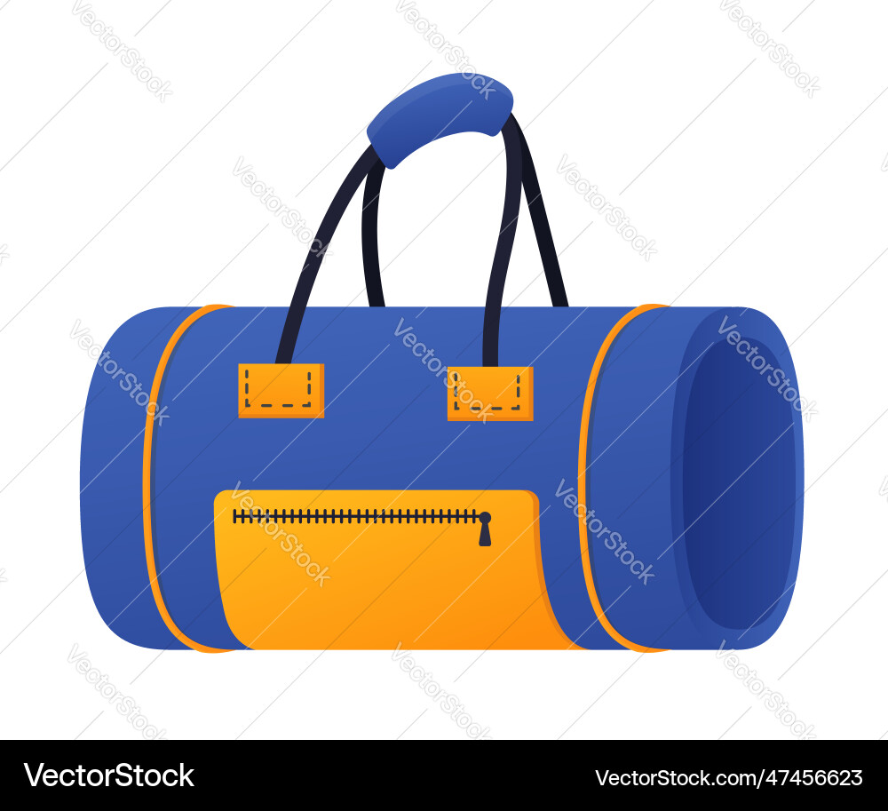 Sports bag - modern flat design style single Vector Image