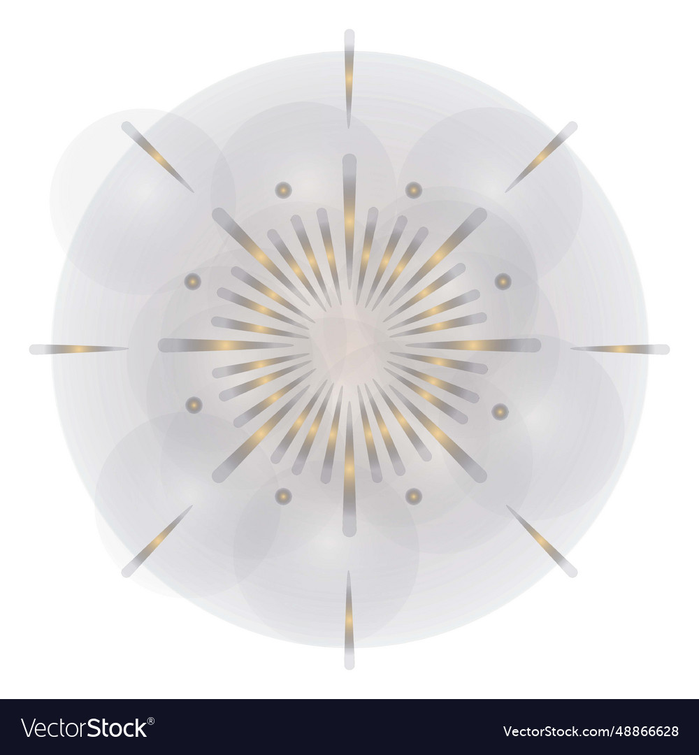 Gradient star shaped firework Royalty Free Vector Image