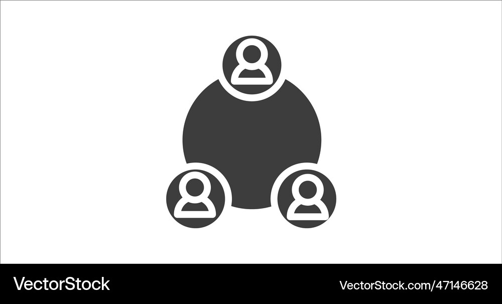 Serve icon filled icon from people Royalty Free Vector Image
