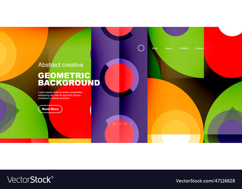 Simple circles and round elements pattern Vector Image