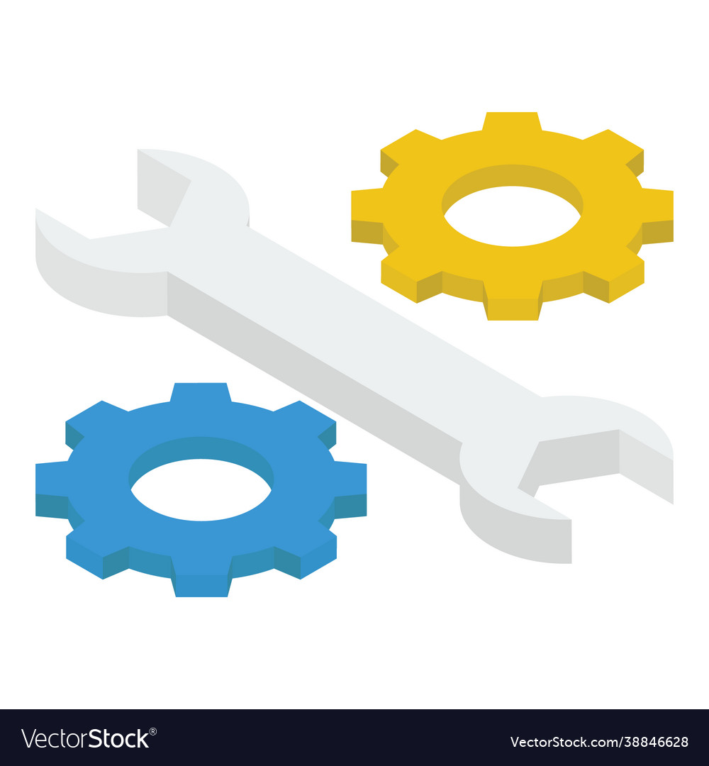 Tool settings Royalty Free Vector Image - VectorStock