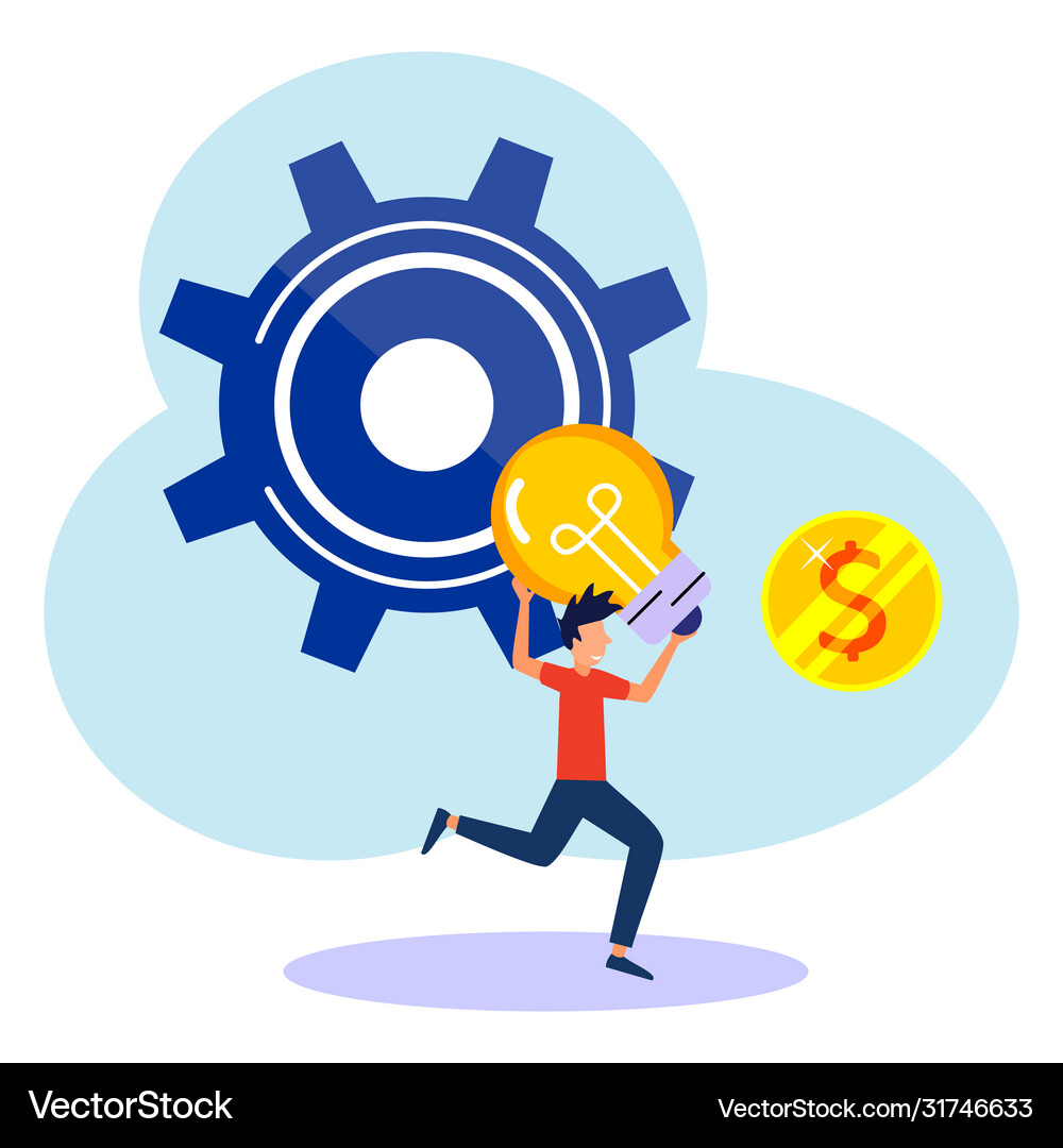 Creative business graphics business people Vector Image