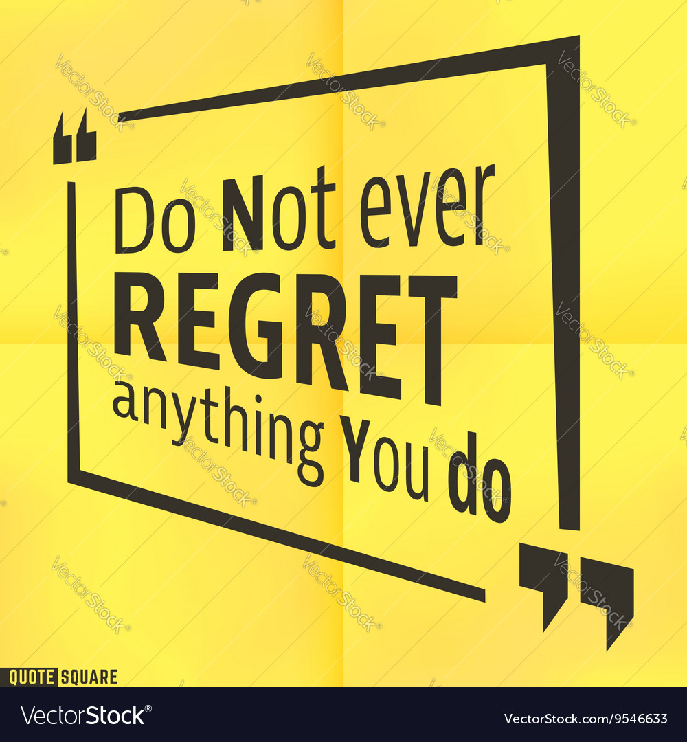 Quote square template Royalty Free Vector Image