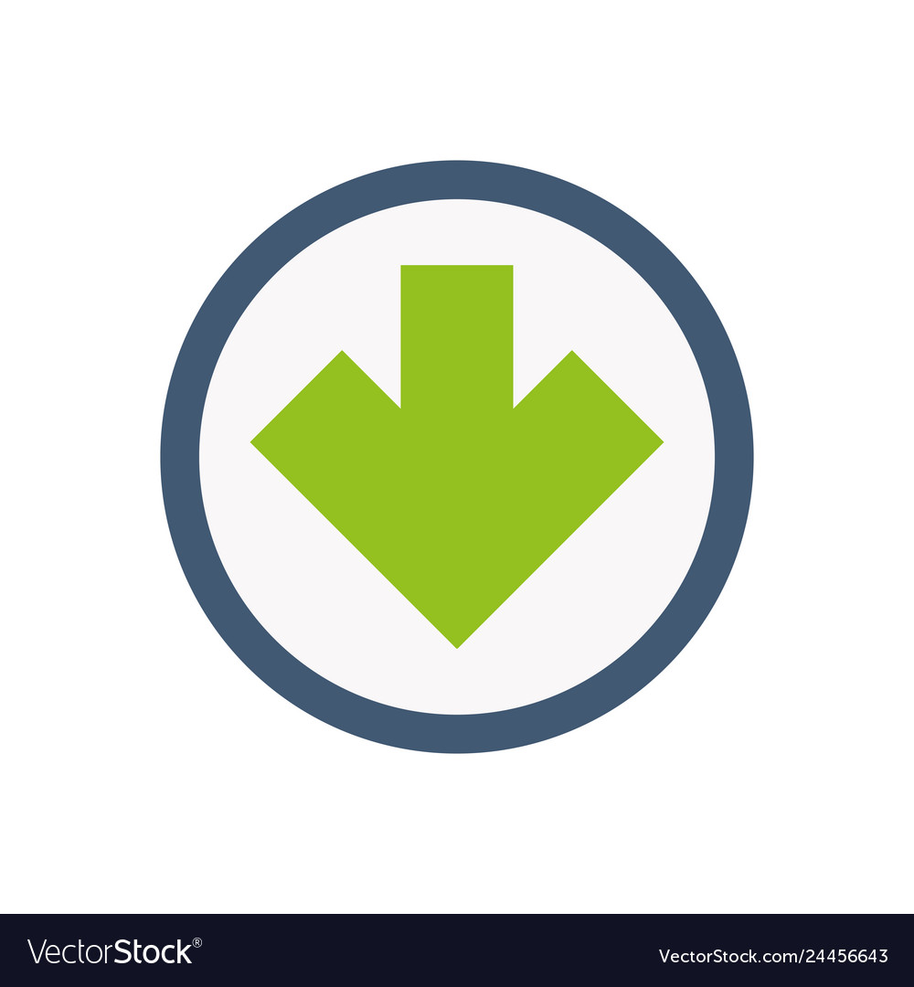 Arrow interface web icon Royalty Free Vector Image