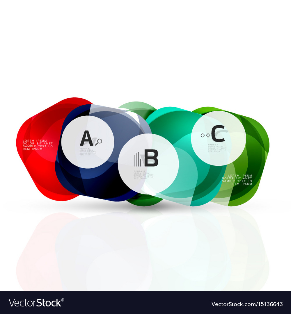 Shiny abstract elements Royalty Free Vector Image