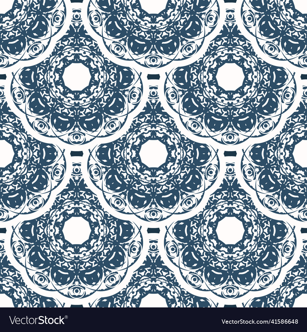 Luxurious seamless pattern with retro patterns Vector Image