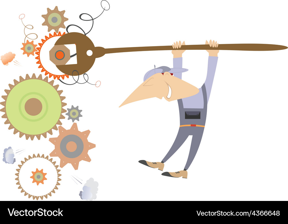 Mechanic Royalty Free Vector Image - VectorStock